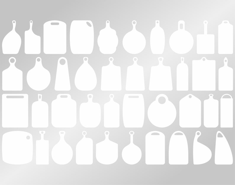 40 Kitchen Cutting Board Big Set SVG 28. Boards for Serving - Etsy