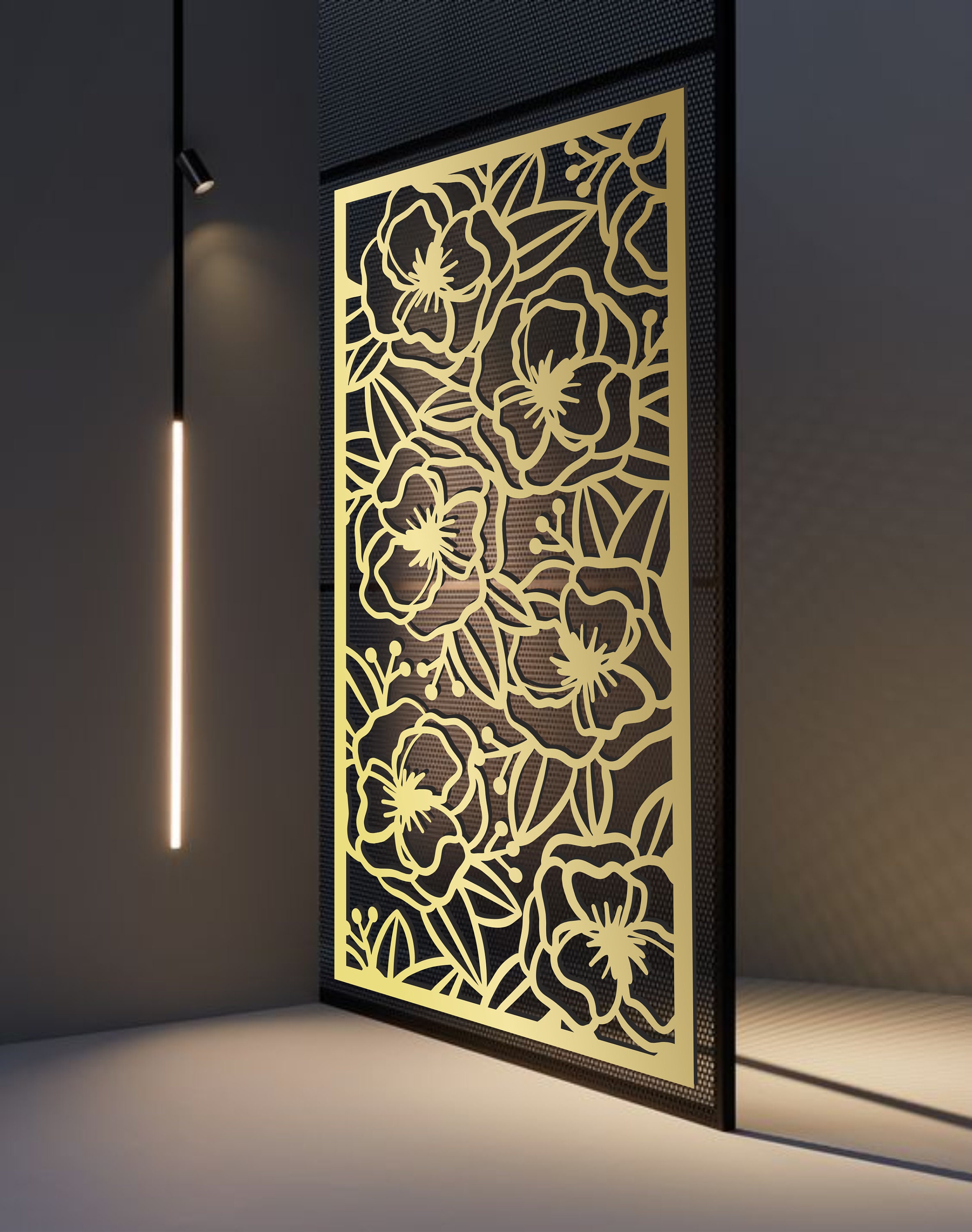 Floral Patterns Panel Templates SVG Set 29. 7 Vector Laser - Etsy