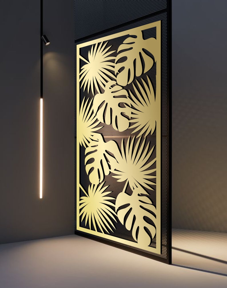 Exotic Tropical Panel Templates SVG Set 43. Monstera Plant - Etsy