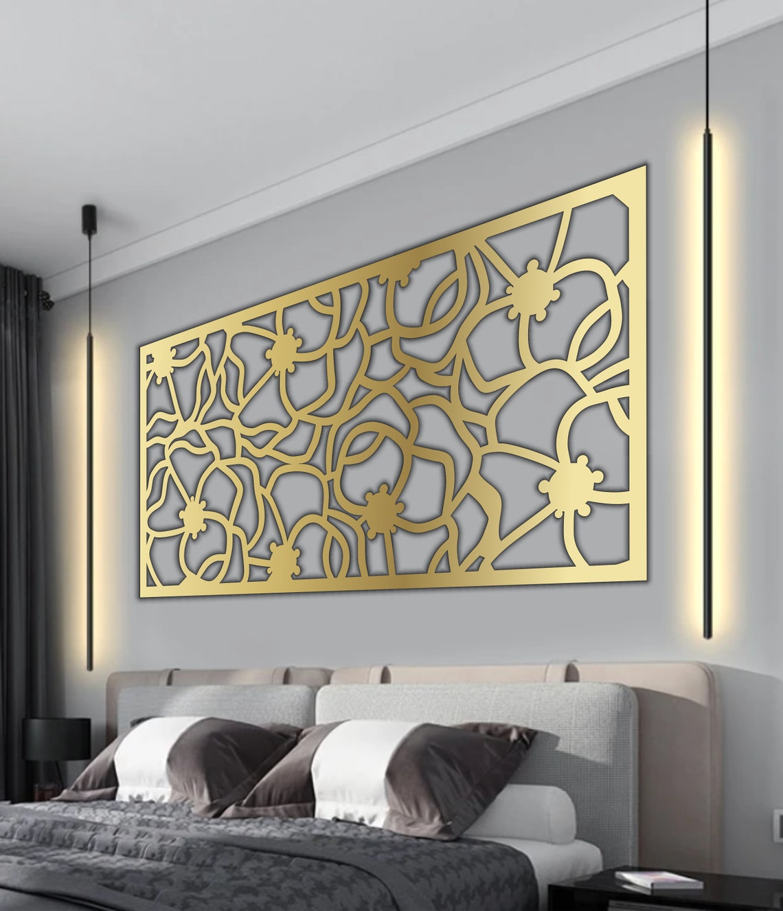 Floral Patterns Panel Templates SVG Set 31. 7 Vector Laser - Etsy