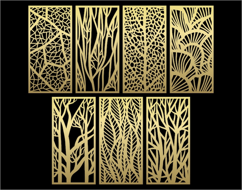 Nature Panel Templates SVG Set 37. Natural Tree Room - Etsy