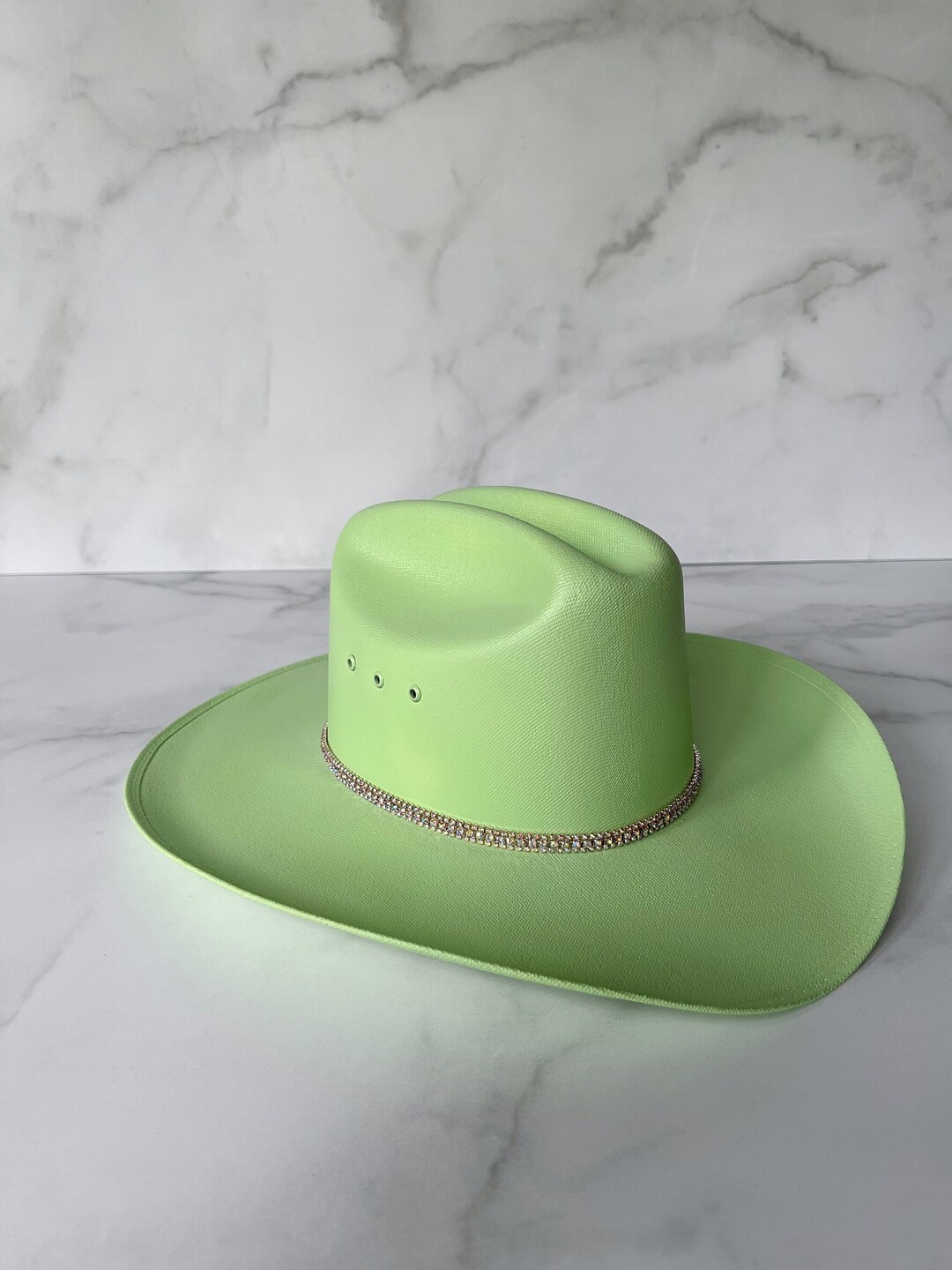 Rose Gold Bling Cowboy Hat | Rhinestone Cowgirl Hat | Bachelorette ...