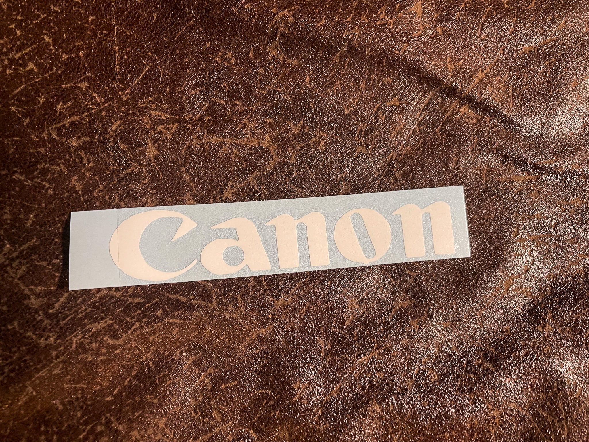 Canon Camera Logo Vinyl Decal, Car Sticker Laptop Cup Tumbler Decal ...