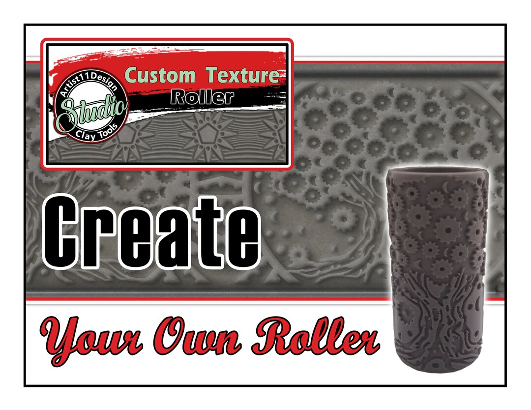 Customize Your Own Roller Hand Drawn Clay Roller - Etsy