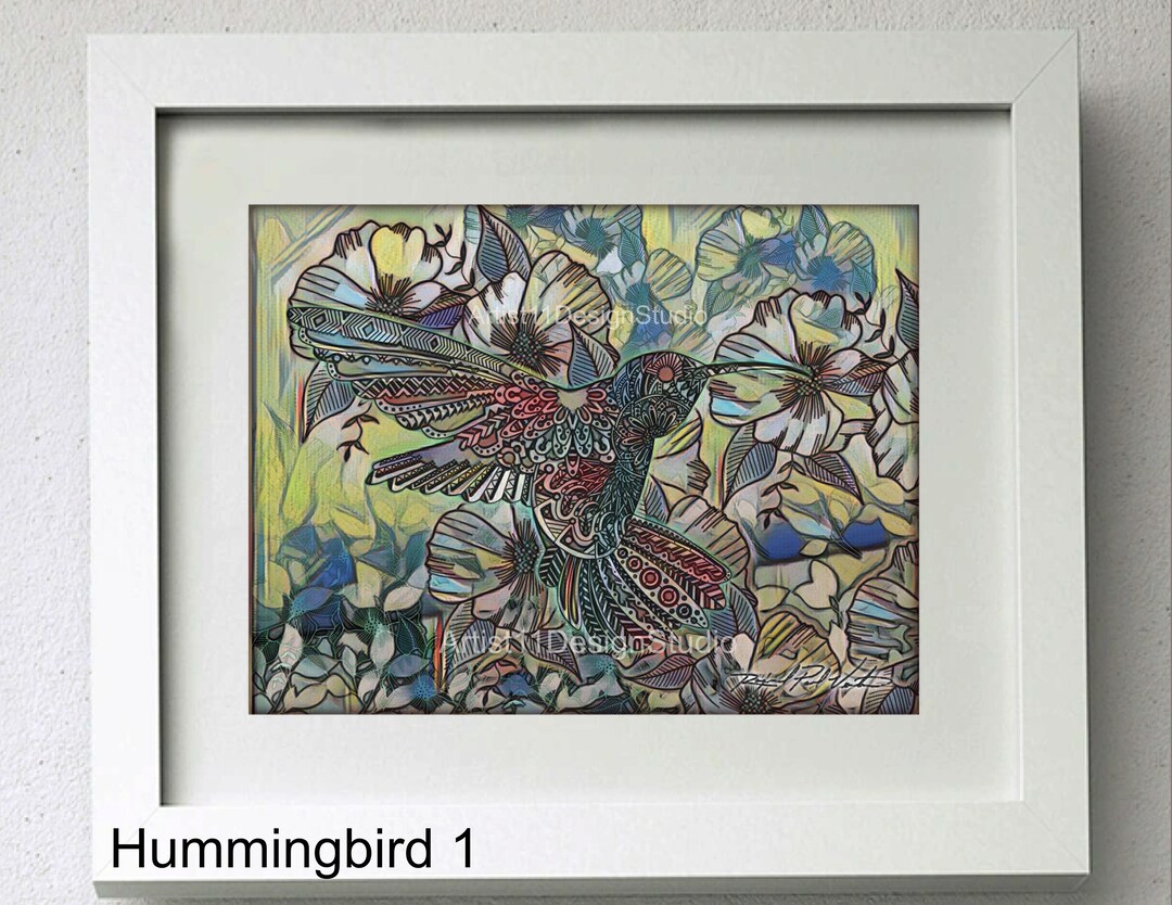 Hummingbird Fine Art Prints - Etsy