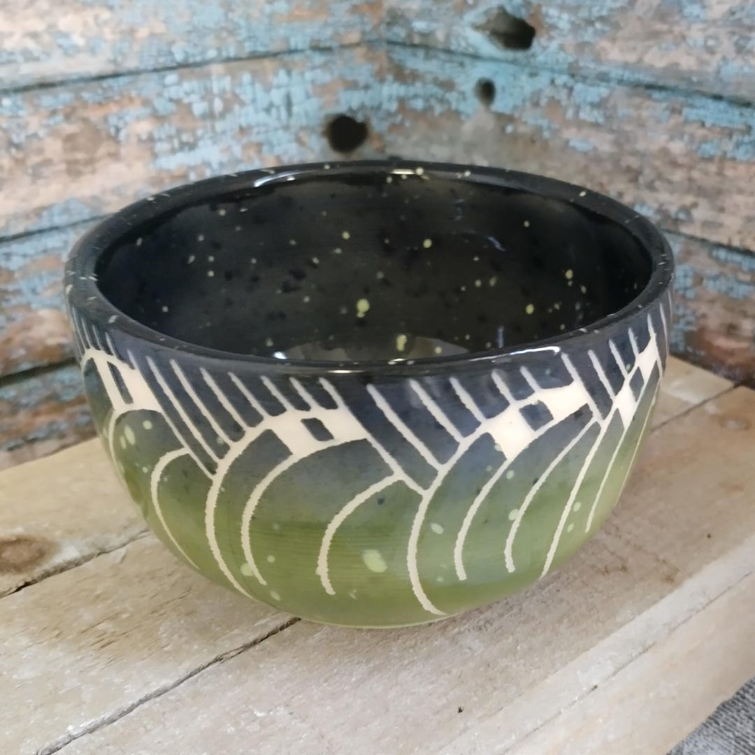 Emerald Green Indigenous Tea Bowl, Drinking Cup, Handmade Tea Cup - Etsy