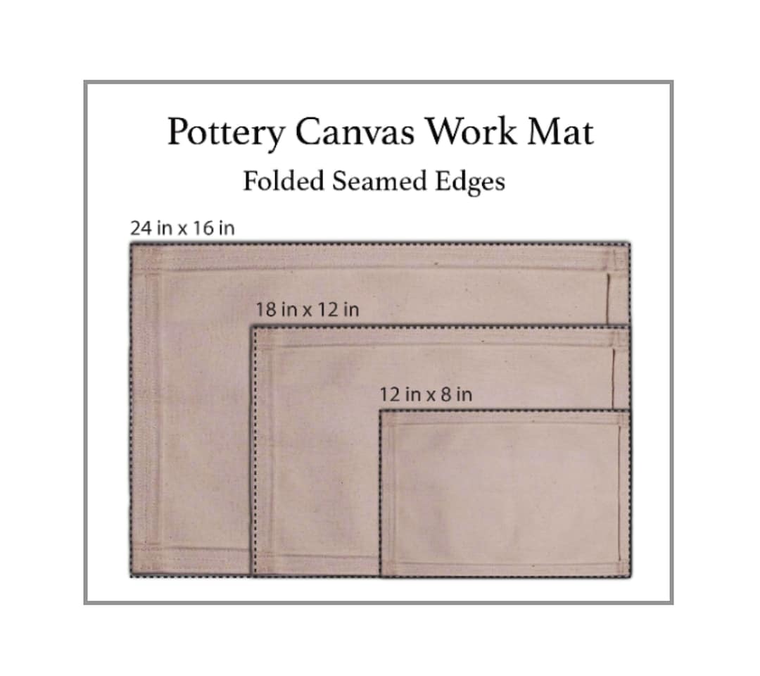 Pottery Canvas Work Mat, 14 Oz Canvas Work Mat, Slab Building Mat - Etsy