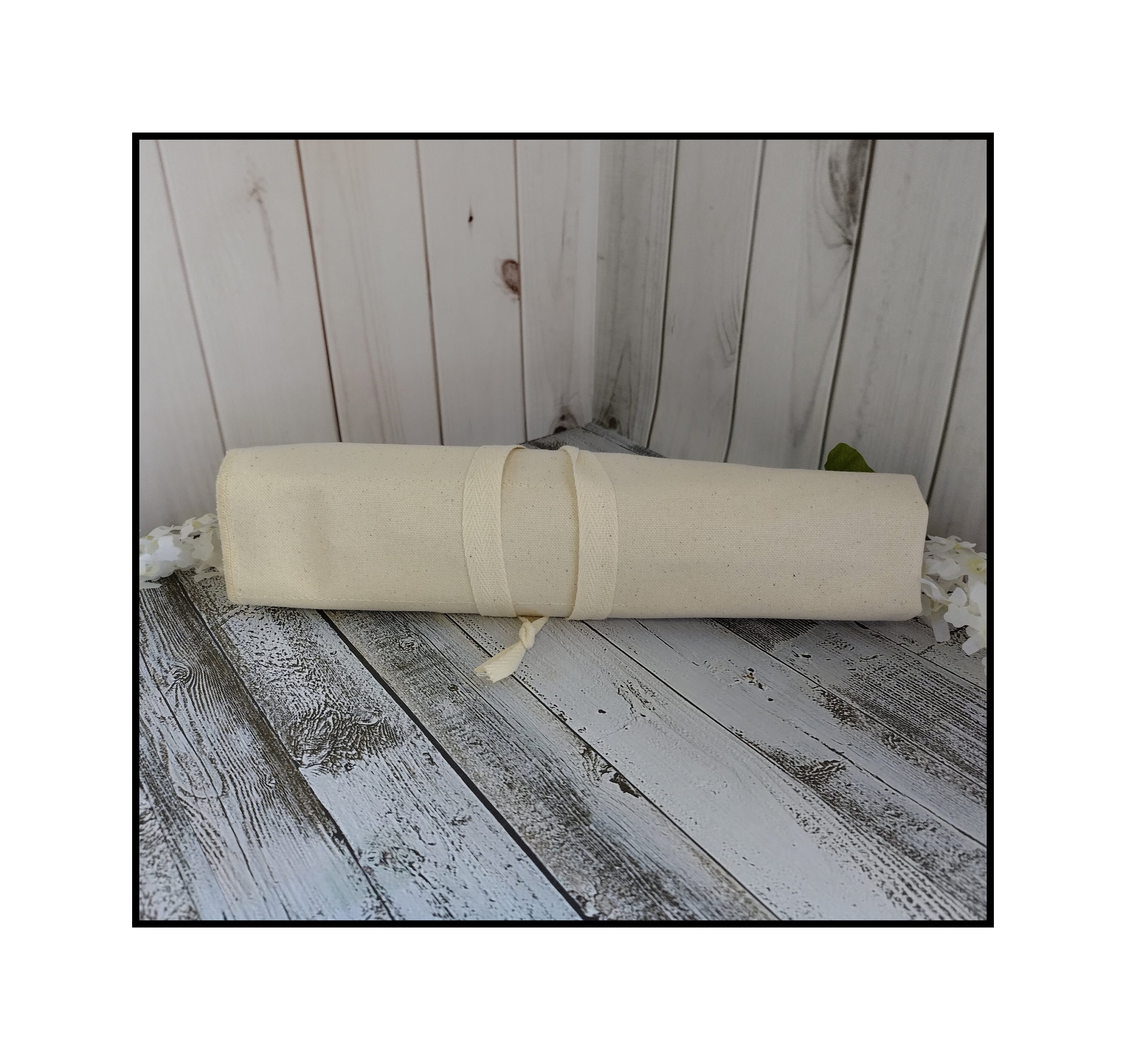 Large Paint Brush Case, Tool Roll up Case, Durable Art Case, Serged ...