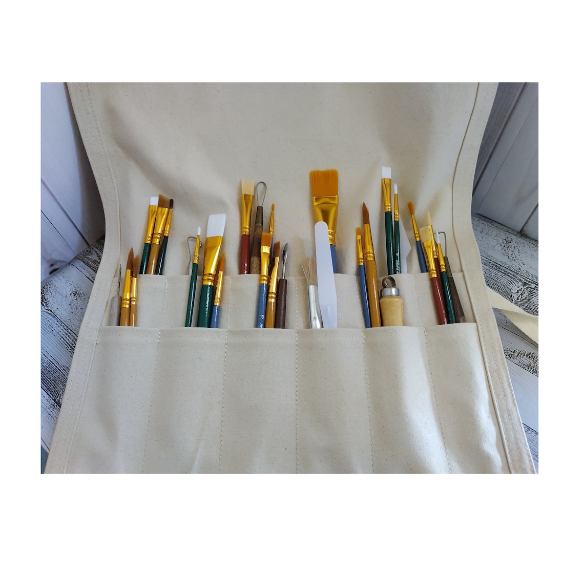 Pottery Tool Bag, Paint Brush Tool Bag, Crochet Tool Bag - Etsy