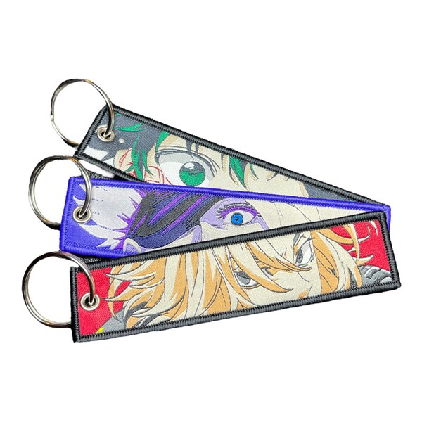 Anime Embroidered Jet Tag - Etsy