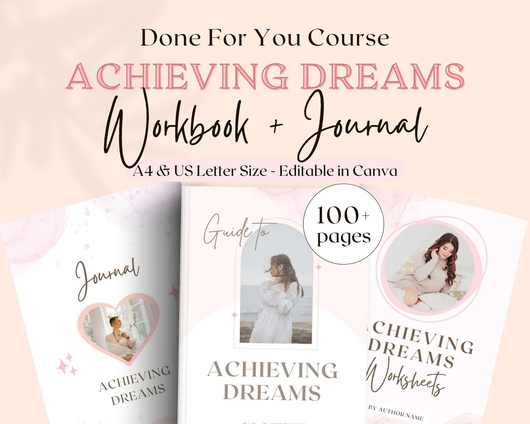Coaching Course Workbook & Journal | Guide to Achieving Dreams for Life ...