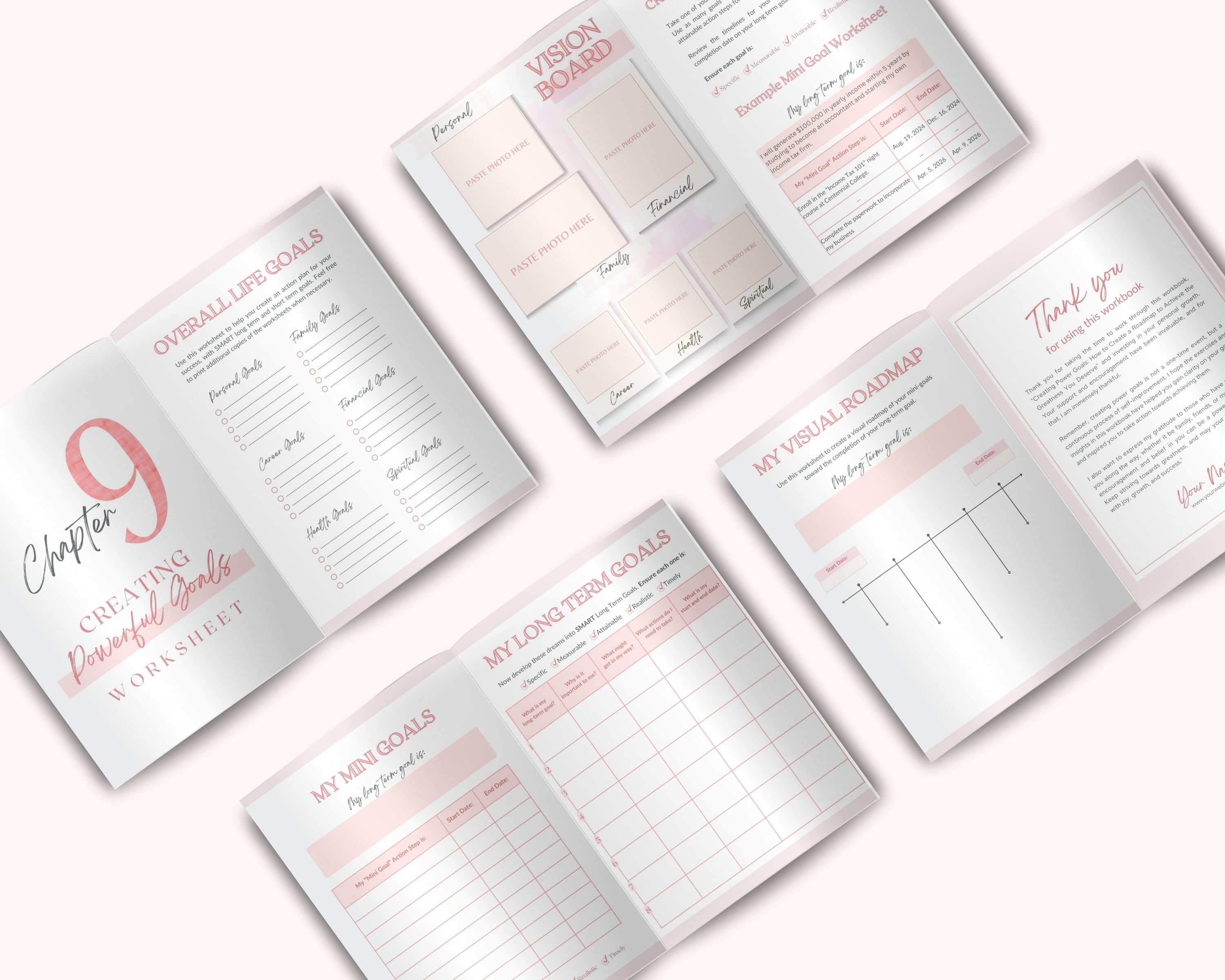 Coaching Workbook Creating Power Goals Goal Setting Coaching Template ...