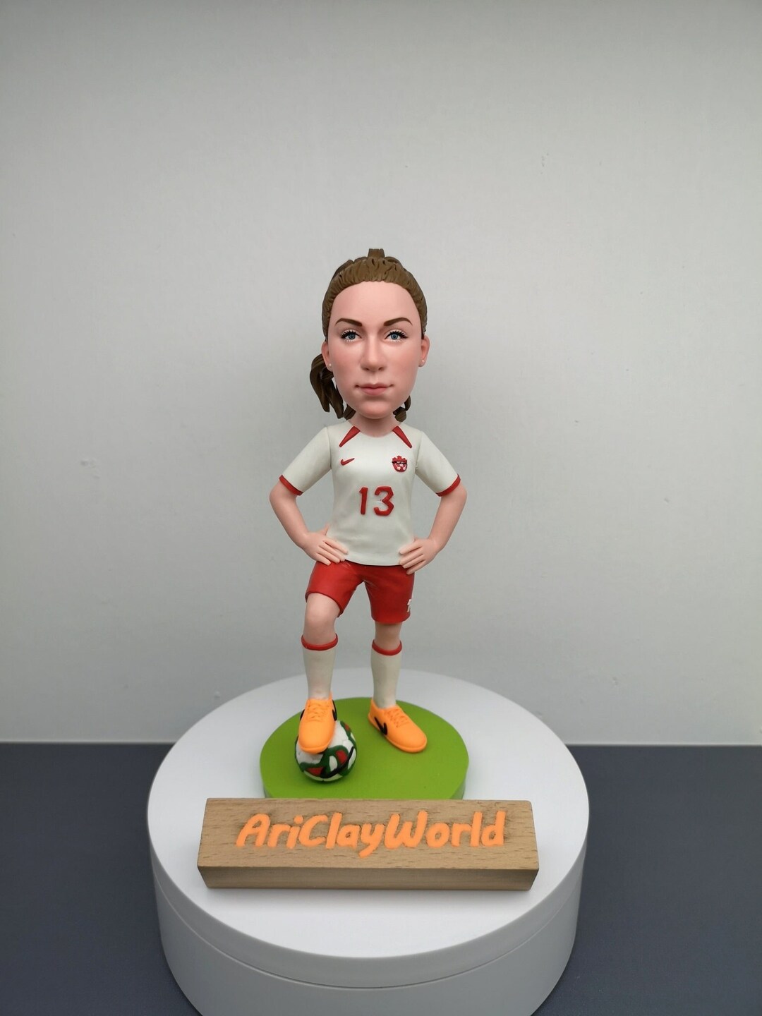 Personalized Female Soccer Bobble Heads,bobble Head Sports,soccer Lover ...