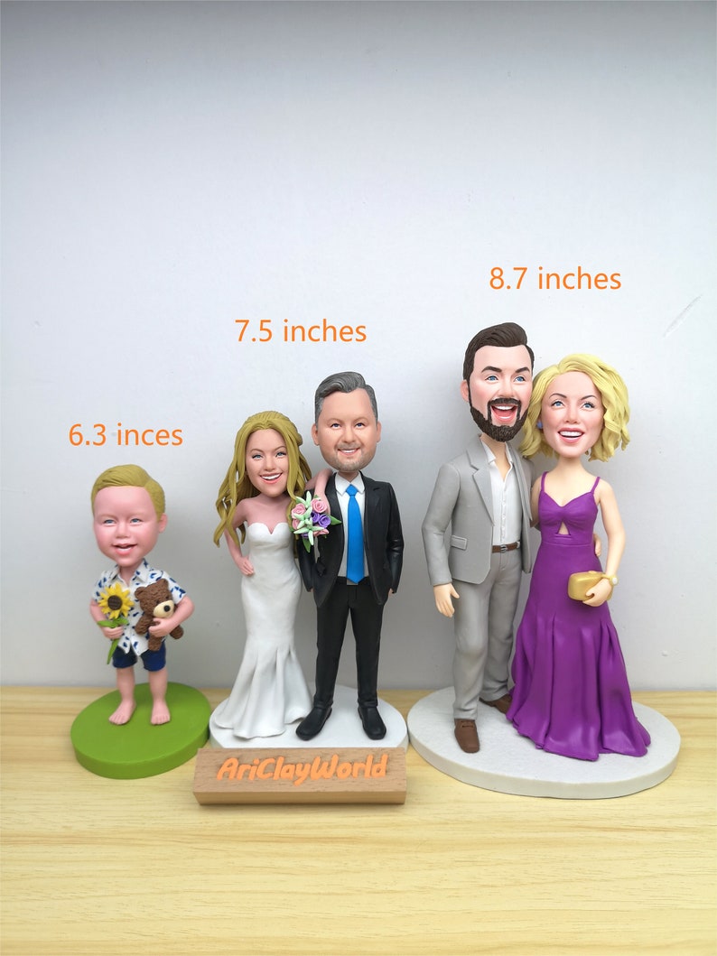 Custom Punk Rock Wedding Cake Topper: Biker Couple Bobbleheads - Etsy