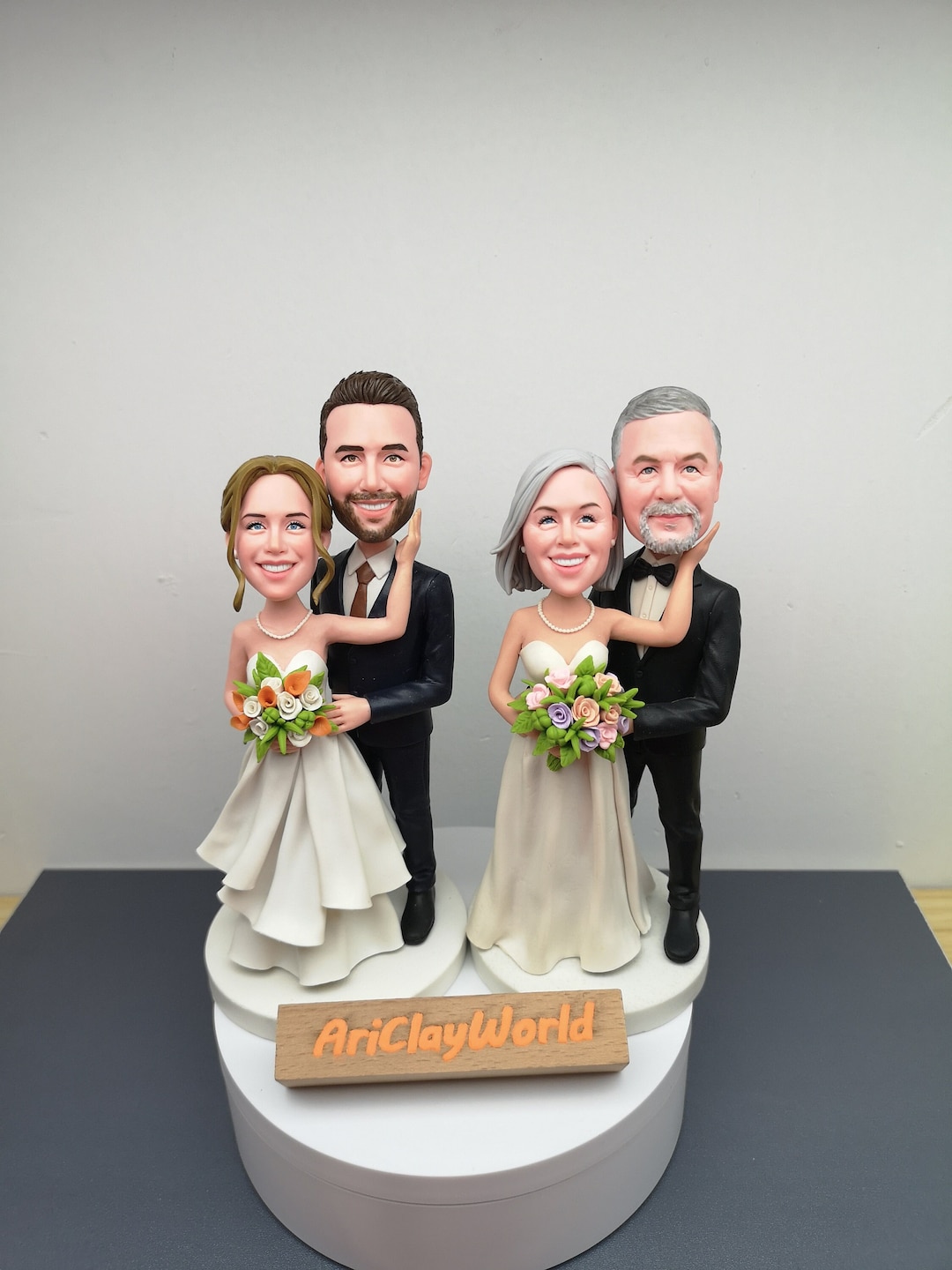 Handmade Wedding Statue Custom Wedding Cake Topper Wedding - Etsy