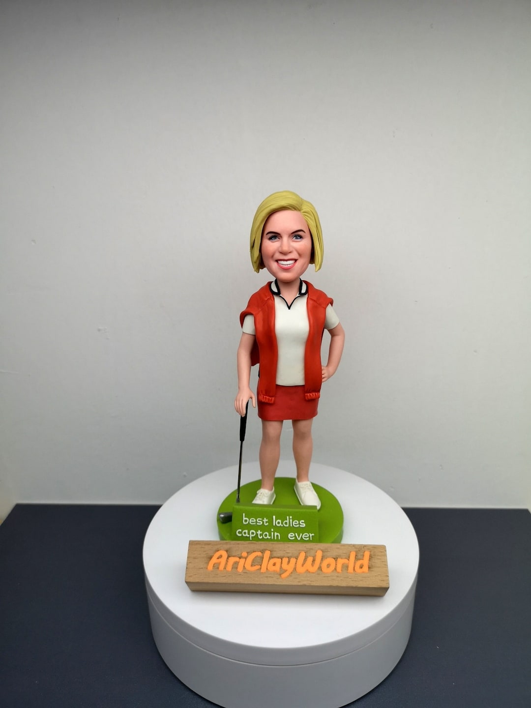 Custom Female Golf Bobblehead,bobblehead Cusotm,bobblehead Golf, Women ...