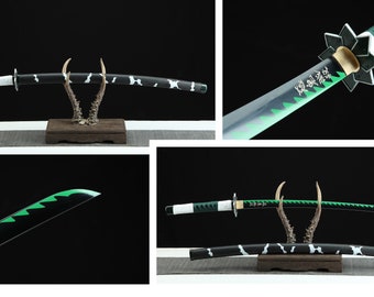 Handmade Anime Katana Slayer Sharp Katana Real Japanese - Etsy
