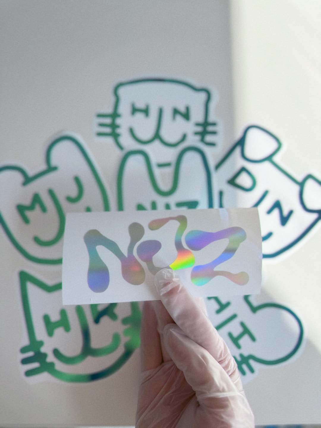 New Jeans Decal Character Logo Vinyl Decal Stickers - Durable Decals ...