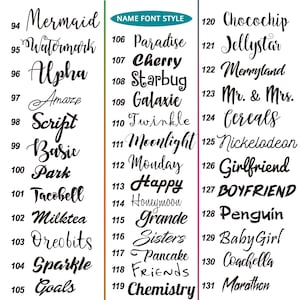 Personalized Vinyl Decals - Custom Name - Laptop - Car - Wall Stickers ...