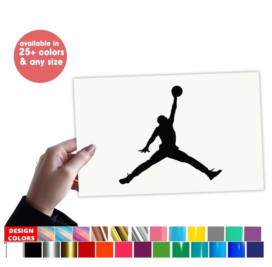 Basketball Players Logo Decal - - Waterproof - Sports Decals - Decal ...