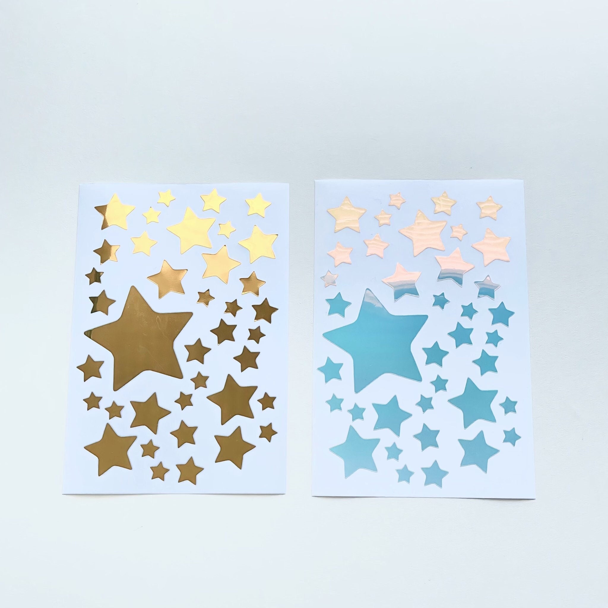 Stars Vinyl Decals Sheet Star Decals Star Stickers Stars Sticker Decals ...