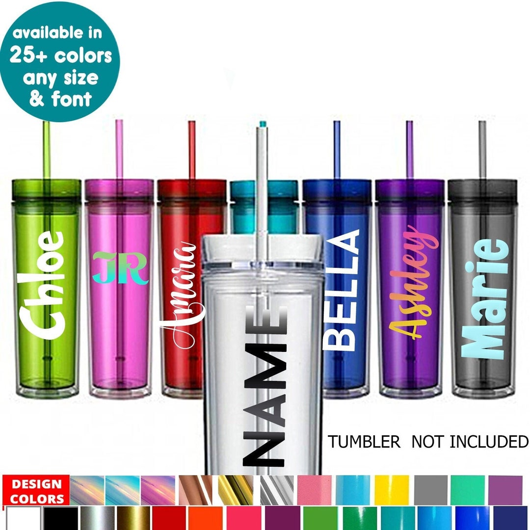 Personalized Vinyl Decals Custom Name Laptop Car Wall Stickers Name ...