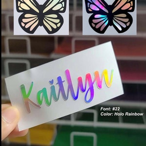 Personalized Vinyl Decals - Custom Name - Laptop - Car - Wall Stickers ...