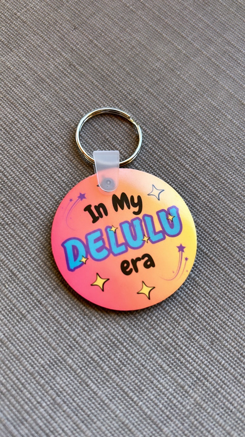 Round Keychain, Personalized Gift, Cute Keychain, Sublimation, Custom ...