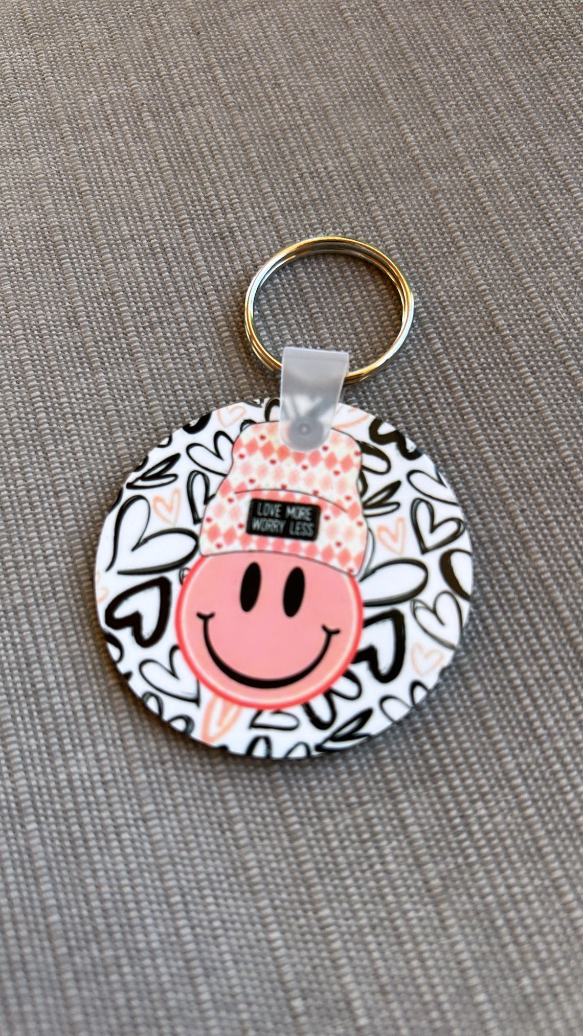 Round Keychain, Personalized Gift, Cute Keychain, Sublimation, Custom ...