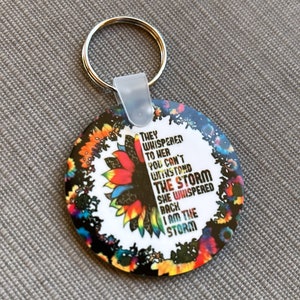 Round Keychain, Personalized Gift, Cute Keychain, Sublimation, Custom ...