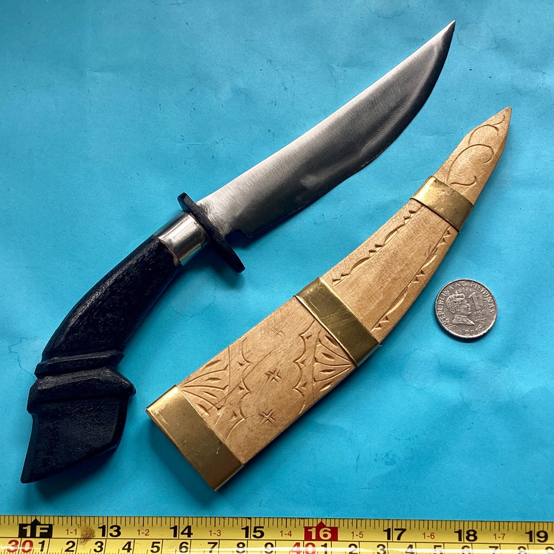 Filipino Knife Tribal Blade Mini Bolo Anhay Style Handmade in Visayas ...