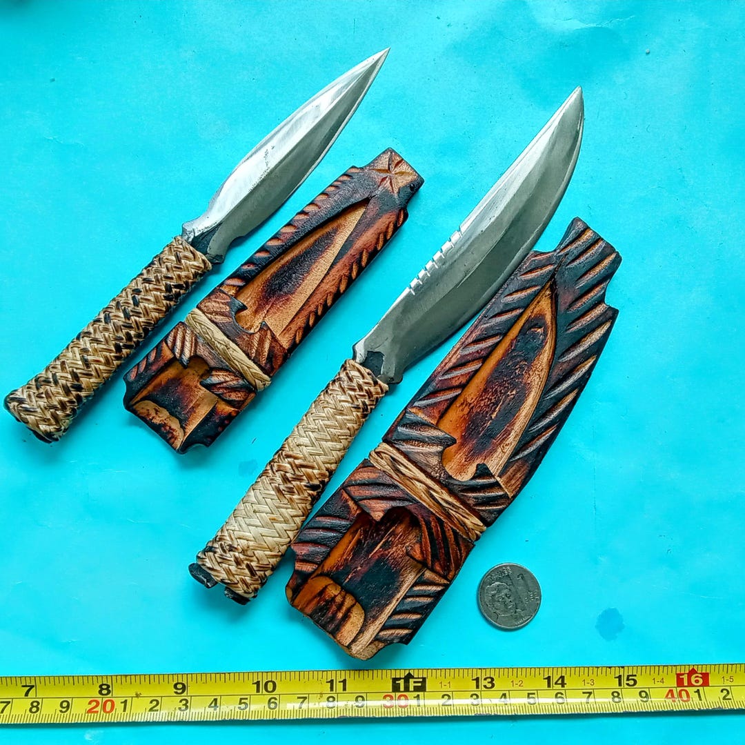 Ifugao Small Hinalung & Pinahig Philippine Handmade Knife Carbon Steel ...