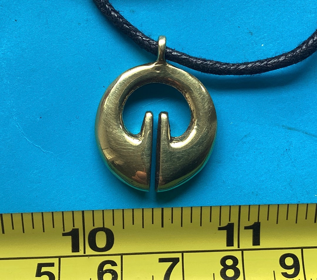Lingling-o Ifugao Brass Pendant Necklace Tribal Fertility Luck - Etsy