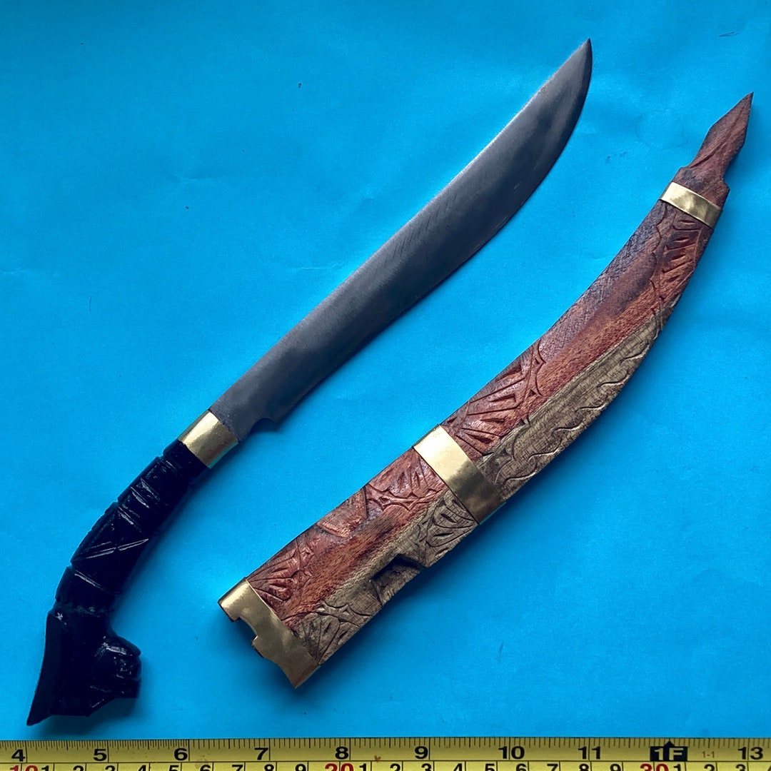 Filipino Knife Tribal Bolo Anhay Style Handmade in Visayas Bicol Island ...