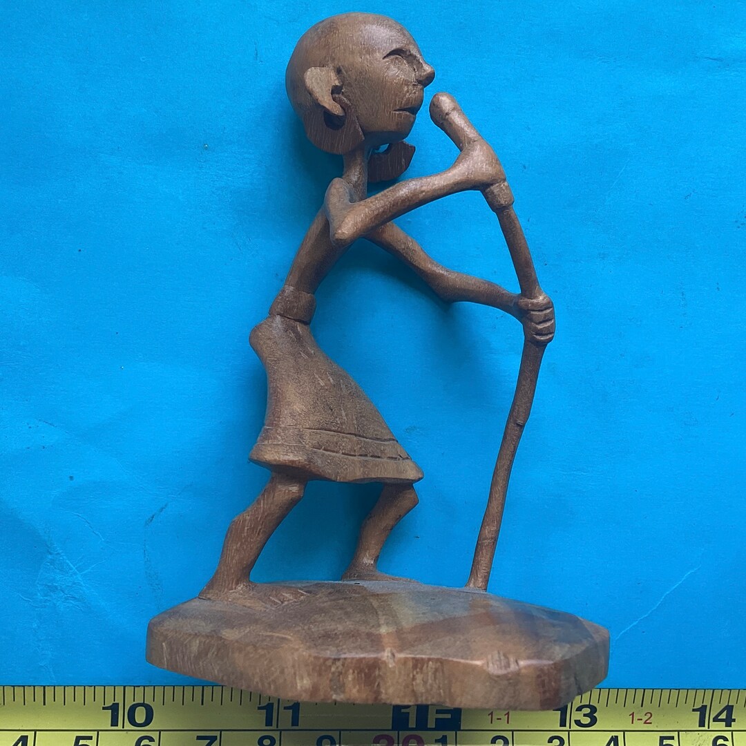 Igorots Ifugao Carving Philippine Hard Wood Rare Magkuno Handcrafted ...