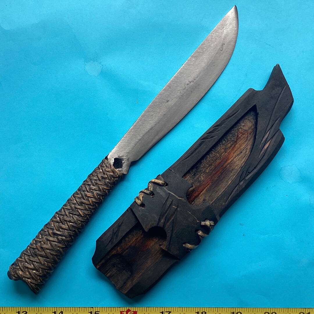 Ifugao Pinahig Philippine Handmade Knife in Scabbard 6 Blade - Etsy