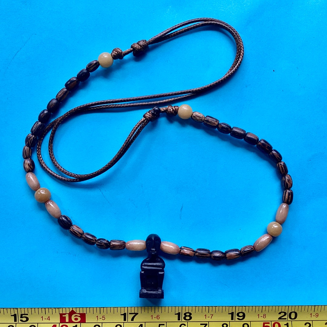 Ifugao Rice God Anito Pendant Necklace Tribal Amulet Beads Kamagong ...