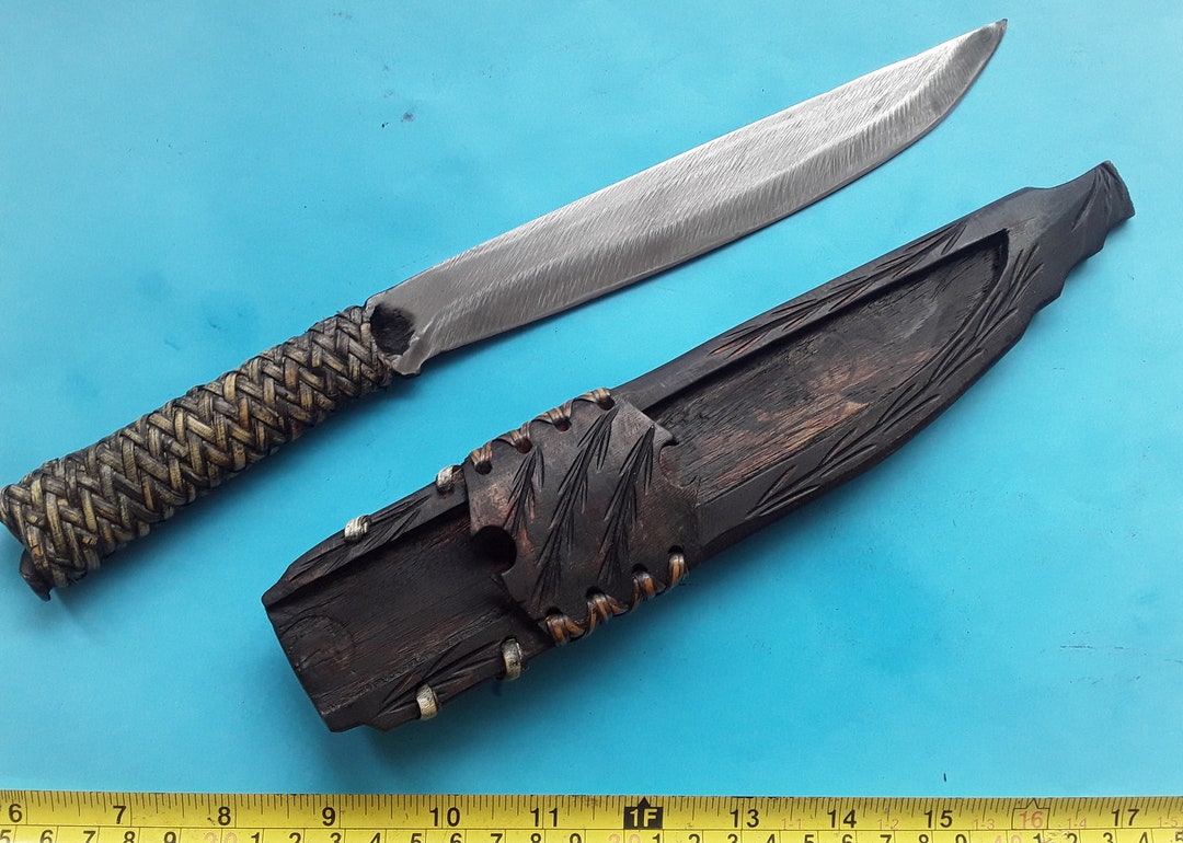 Ifugao Pinahig Philippine Handmade Knife in Scabbard 8 - Etsy Australia