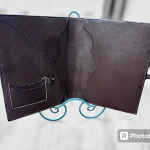 Hand-tooled Notepad Cover With Card, Pen and Money Slot - Etsy