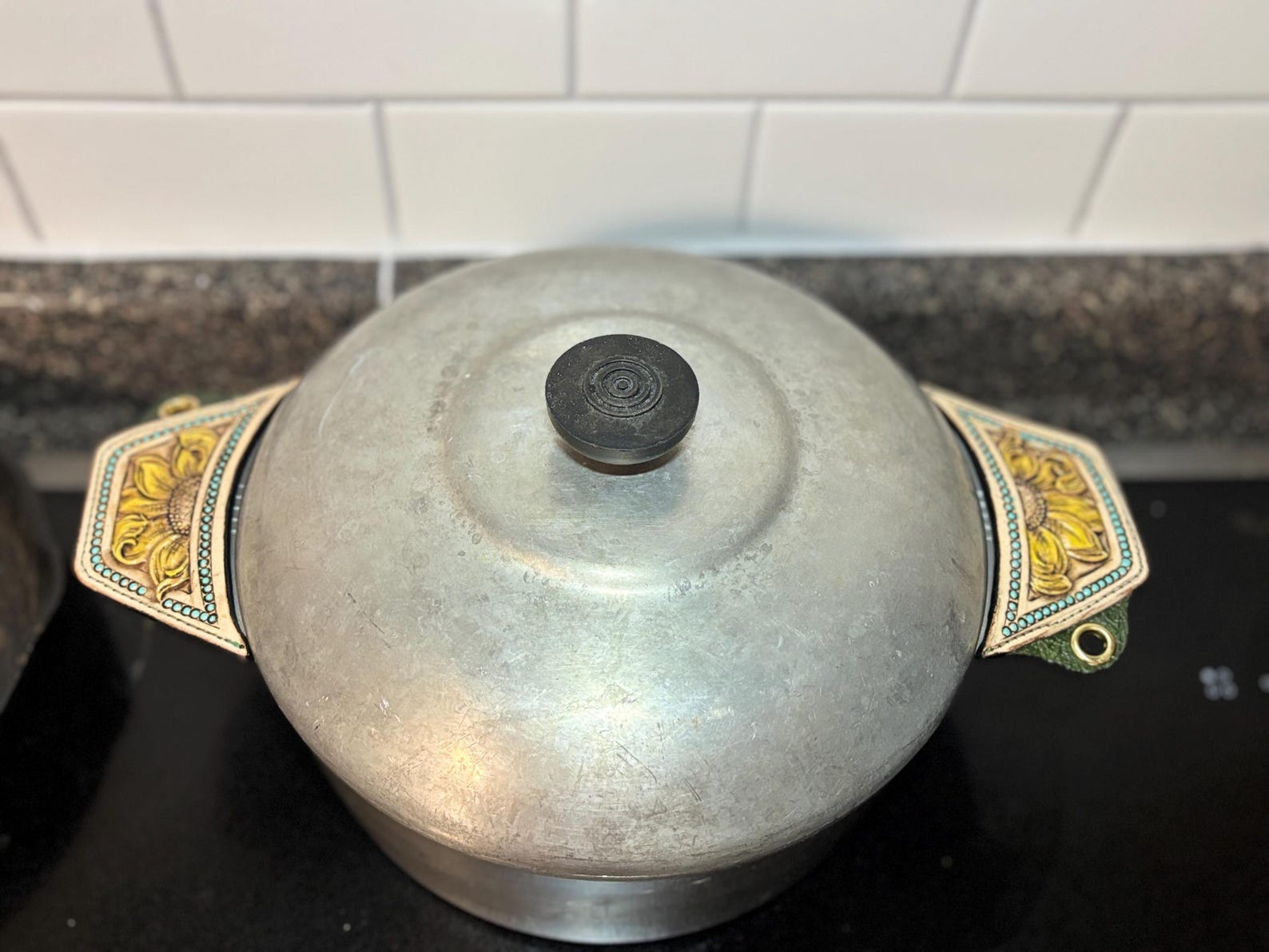 Custom Leather Kitchen Mates | Cast Iron | Magnalite - Etsy