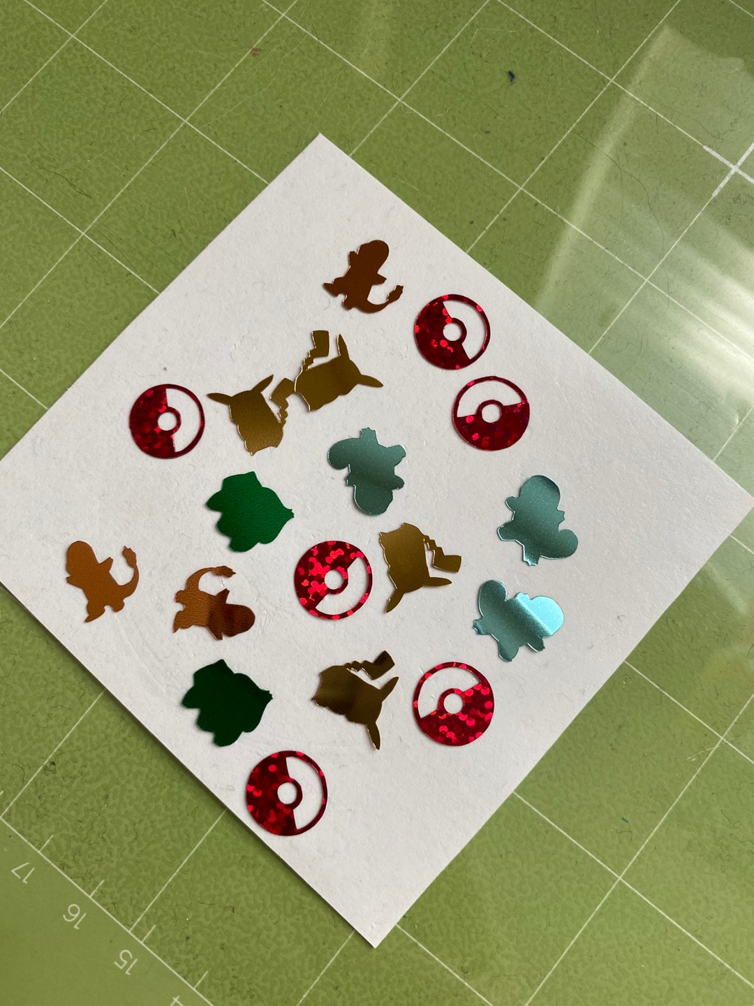 Pokémon Confetti, Pikachu Confetti, Charmander Confetti, Pokémon Ball ...