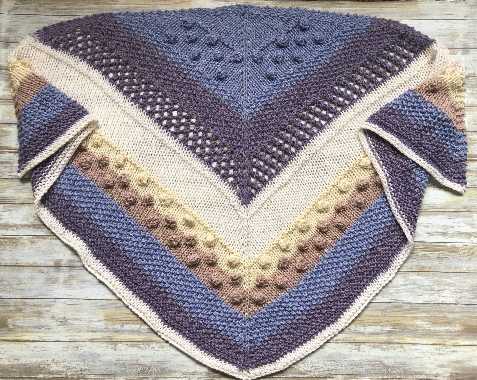 Desert Colors Striped Shawl, Always Cold, Shoulder Cape, Heavy Shawl ...