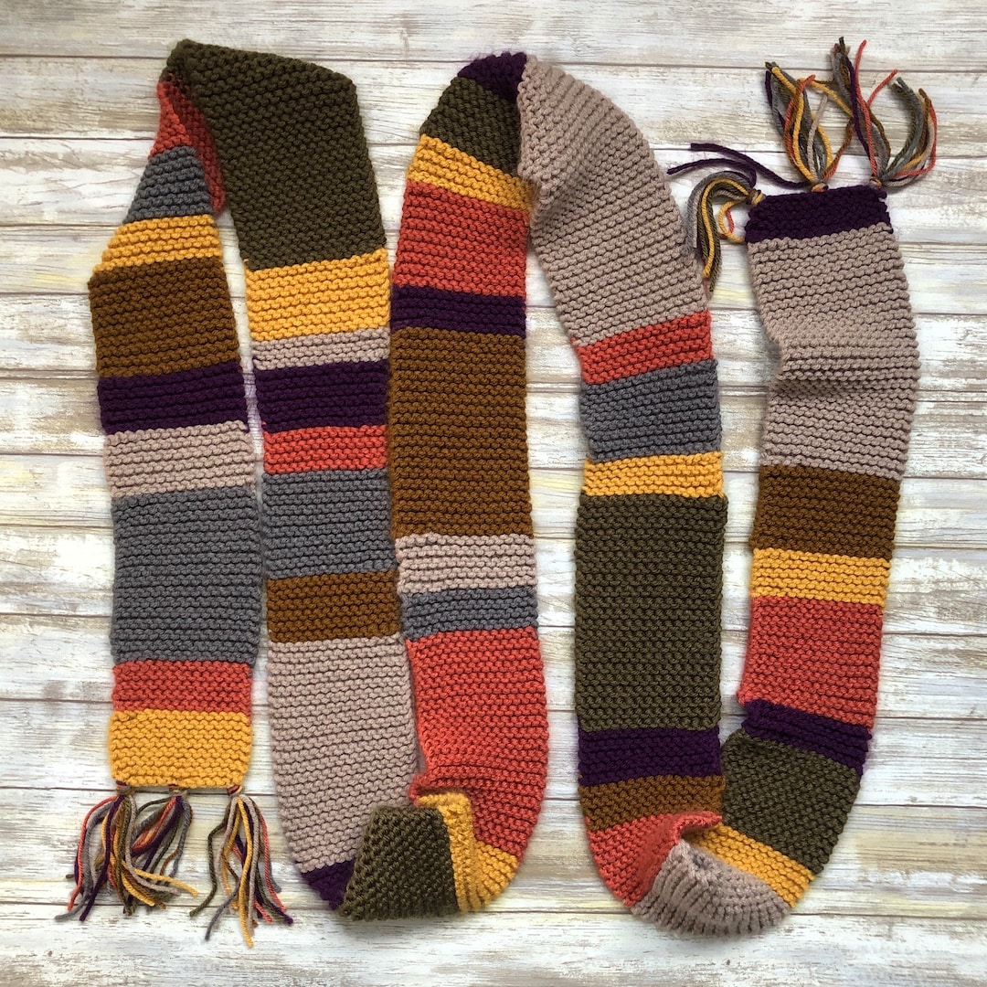 Tom Baker Doctor Who Scarf, 4th Doctor Scarf, Sci-fi Collectibles ...