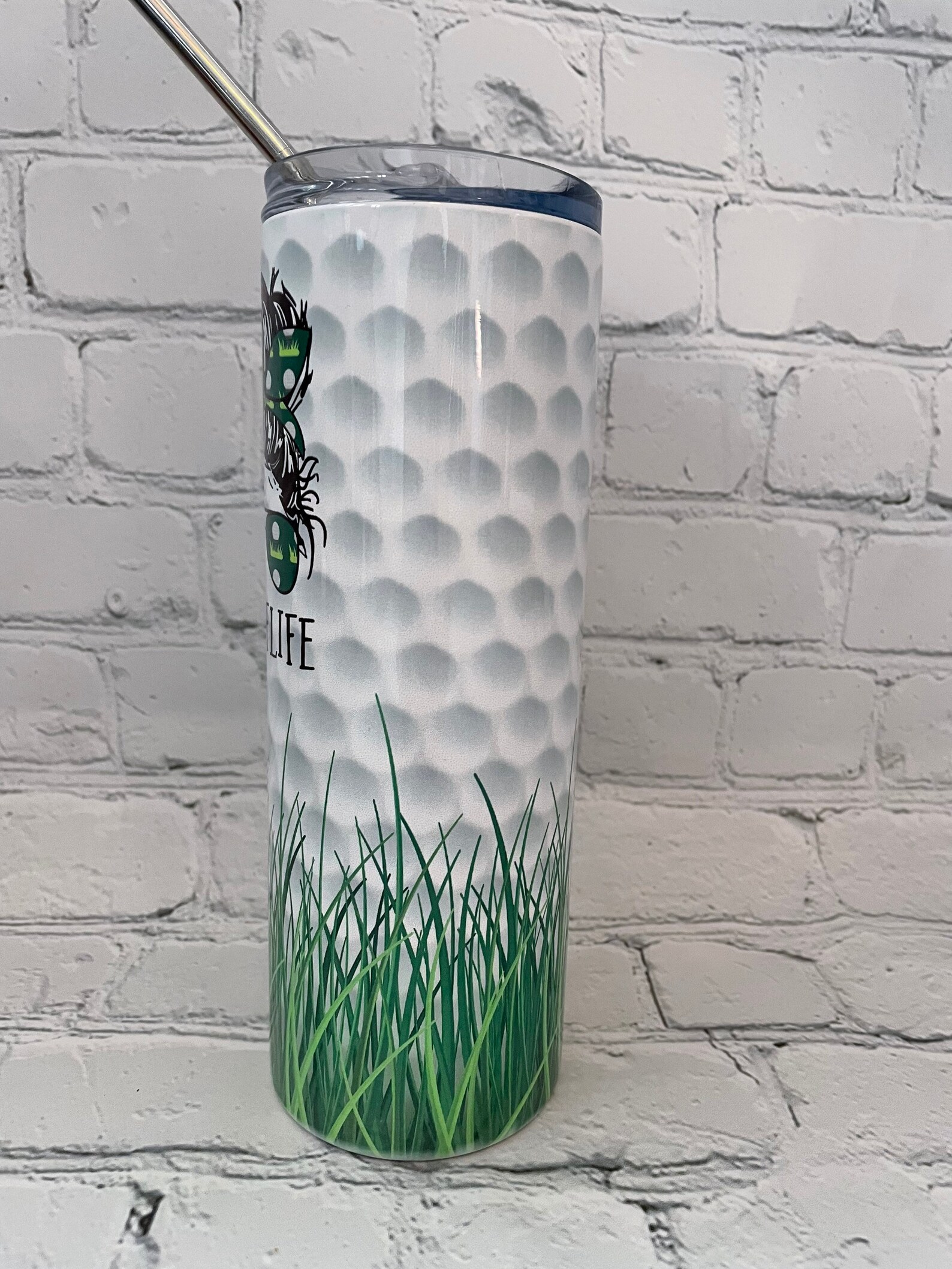 Golf Life Tumbler / Tall Skinny Tumbler / golflife / Womens | Etsy