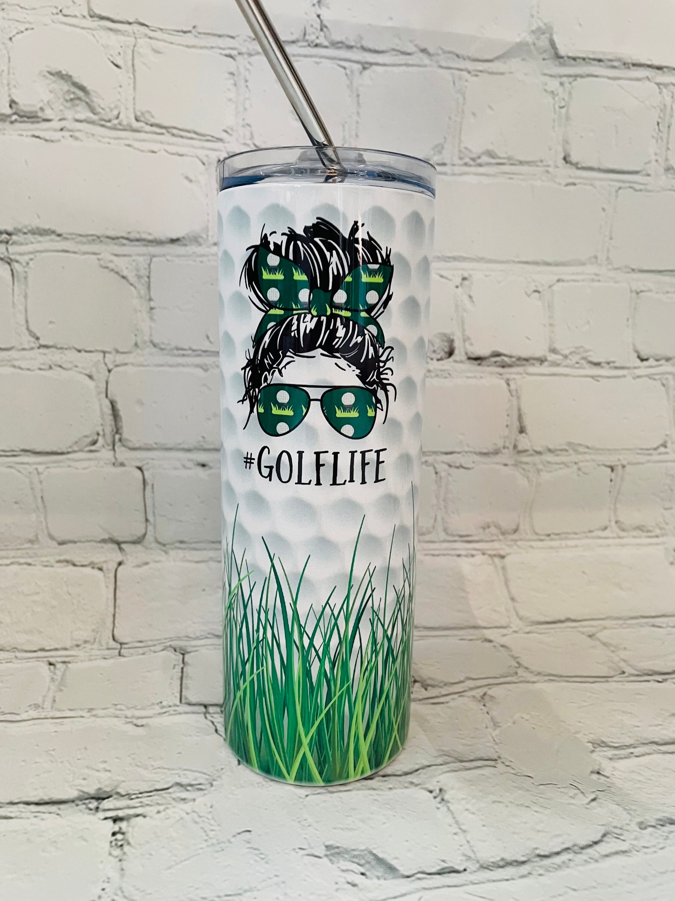 Golf Life Tumbler / Tall Skinny Tumbler / golflife / Womens - Etsy