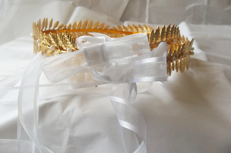 Ancient Greek Style Stefana Olive Leaf Crowns Set of Two - Etsy