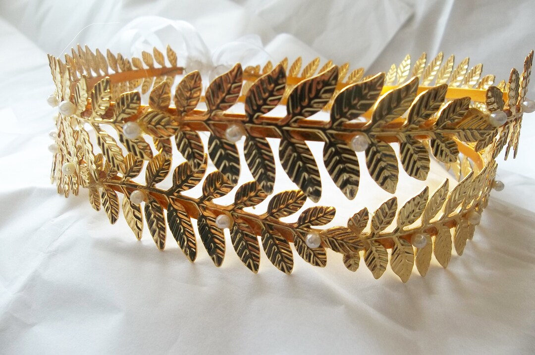 Ancient Greek Style Stefana Olive Leaf Crowns Set of Two - Etsy