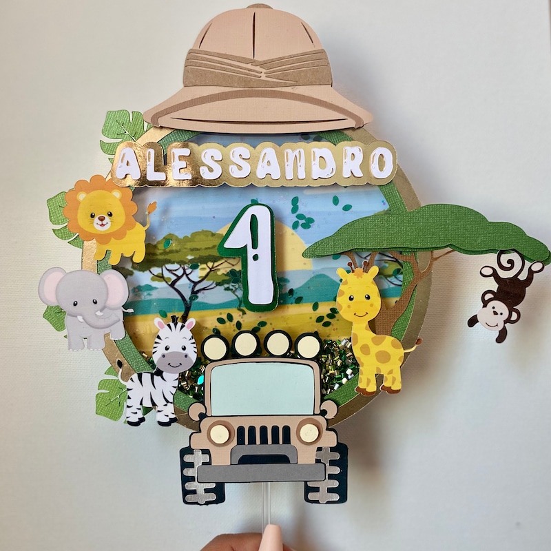 Safari Cake Topper - Etsy