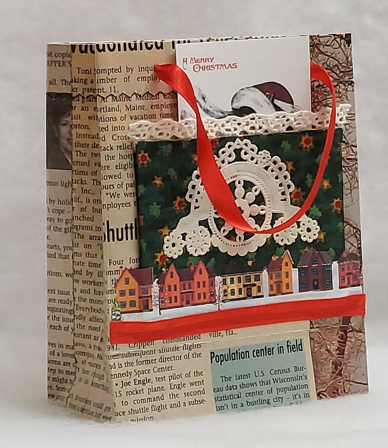 Handmade Gift Bags Set of 3 | Gusset Gift Bags With Pocket | Set of 3 ...