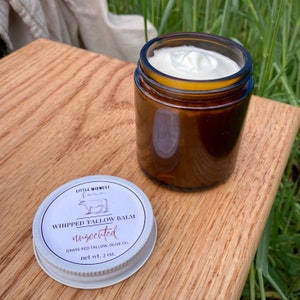 Grass-fed Whipped Beef Tallow Balm Grass-finished Tallow Skincare ...